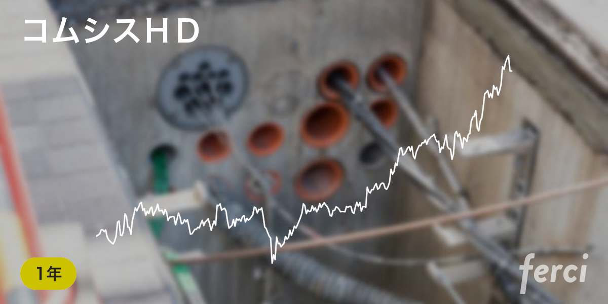 コムシスHD (1721) の株価・チャート・予想・掲示板・購入 | ferci by マネックス証券